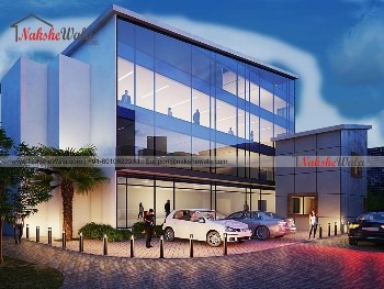 Office Building Design |100*100 Corporate Office Building Elevation ...