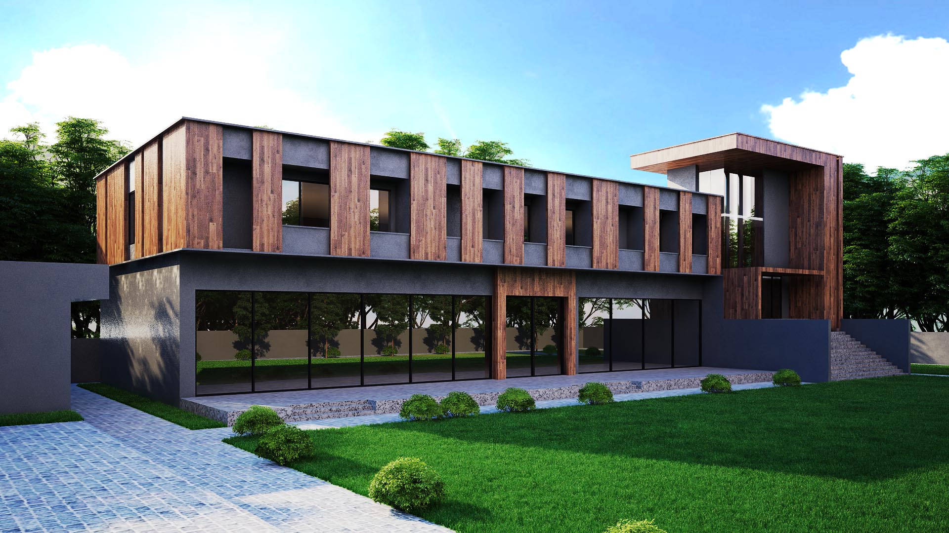 3D Front Elevation Design, Indian Front Elevation, Kerala Style Front ...