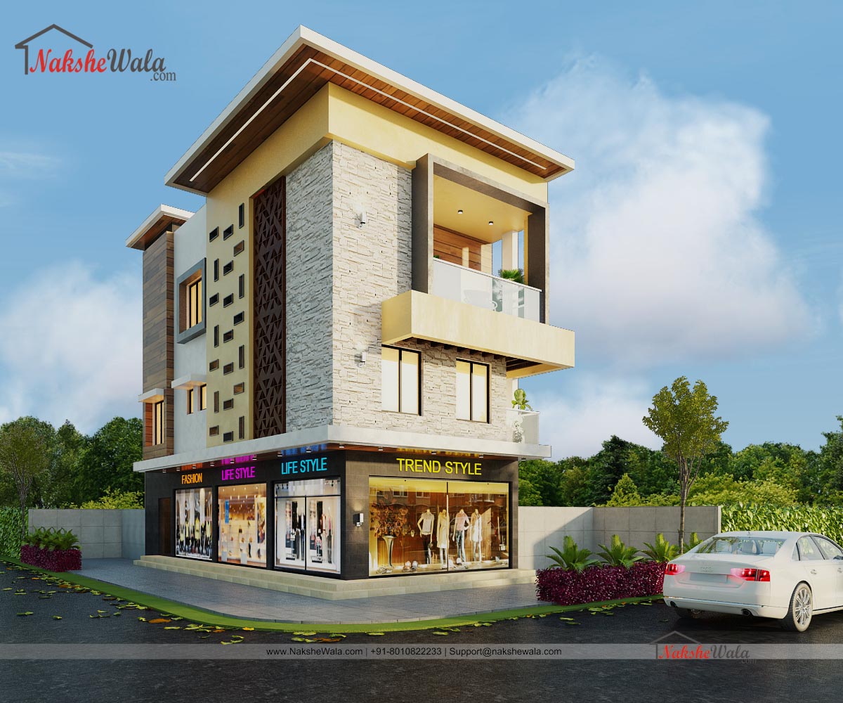 Office Building Design |35*50 Corporate Office Building Elevation ...