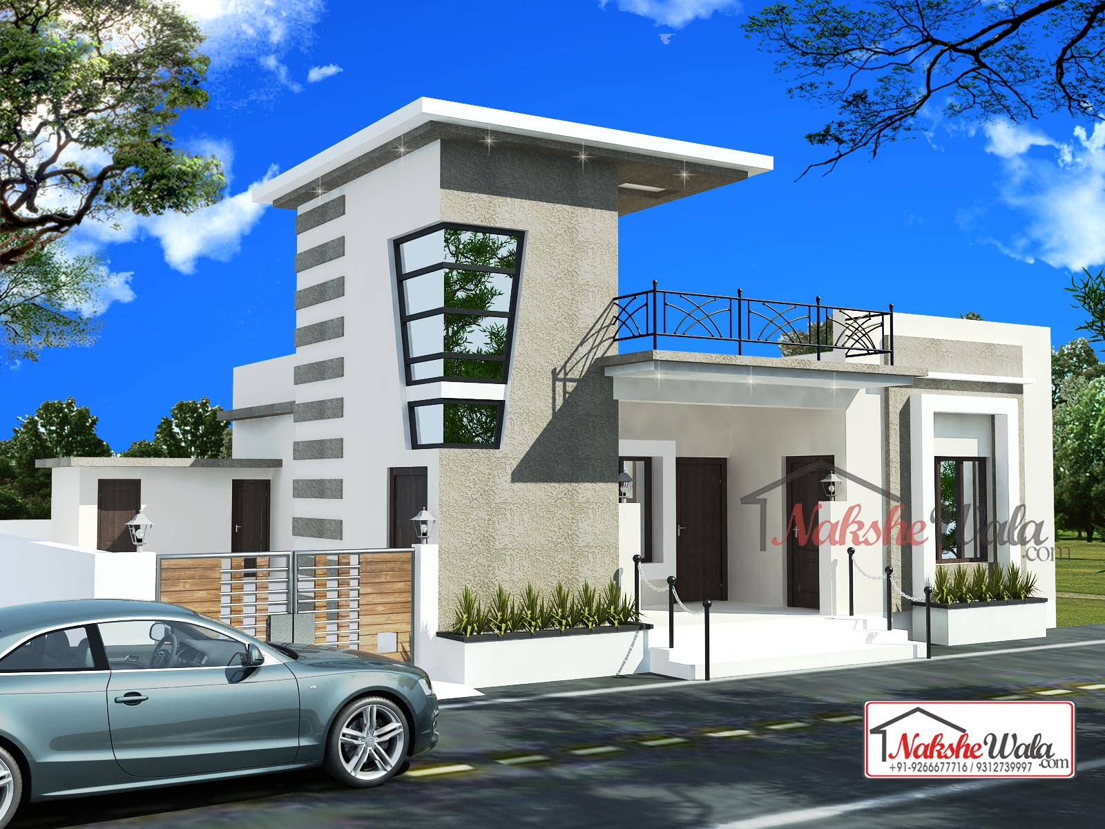 Affordable House Elevation| 30*40 Single Storey Home Elevation ...