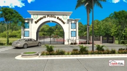 40*130 School Building Elevation | 5200sqft Institutional Building ...