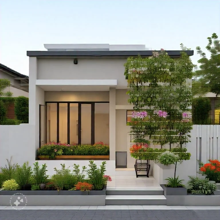 18 Amazing Front Elevation Designs for Small Houses with Vertical Gardens