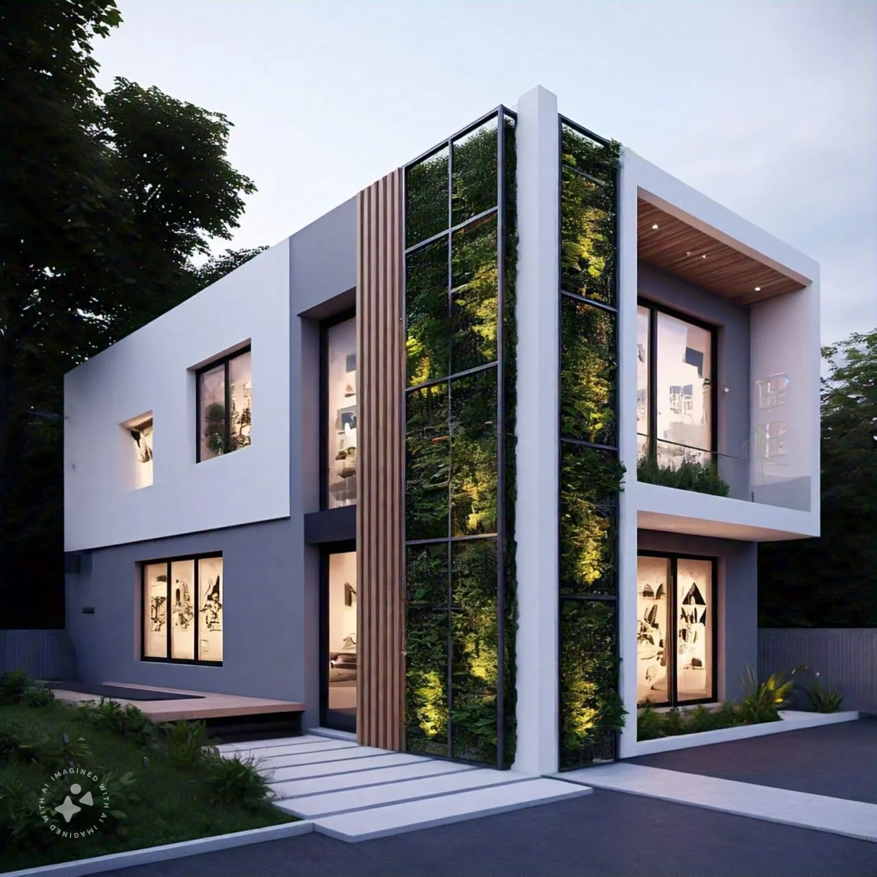 18 Amazing Front Elevation Designs for Small Houses with Vertical Gardens